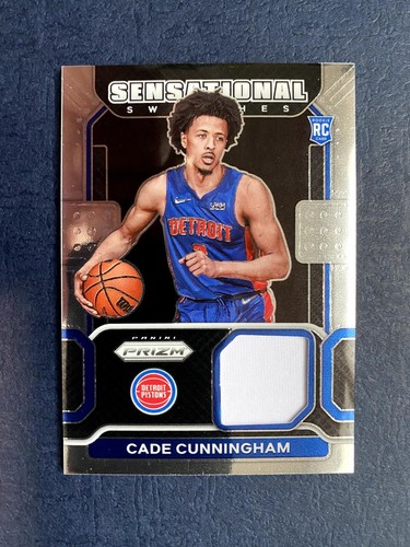 2022 Nba Prizm Cade Cunningham Sensational Swatches Patch Rookie Card ...