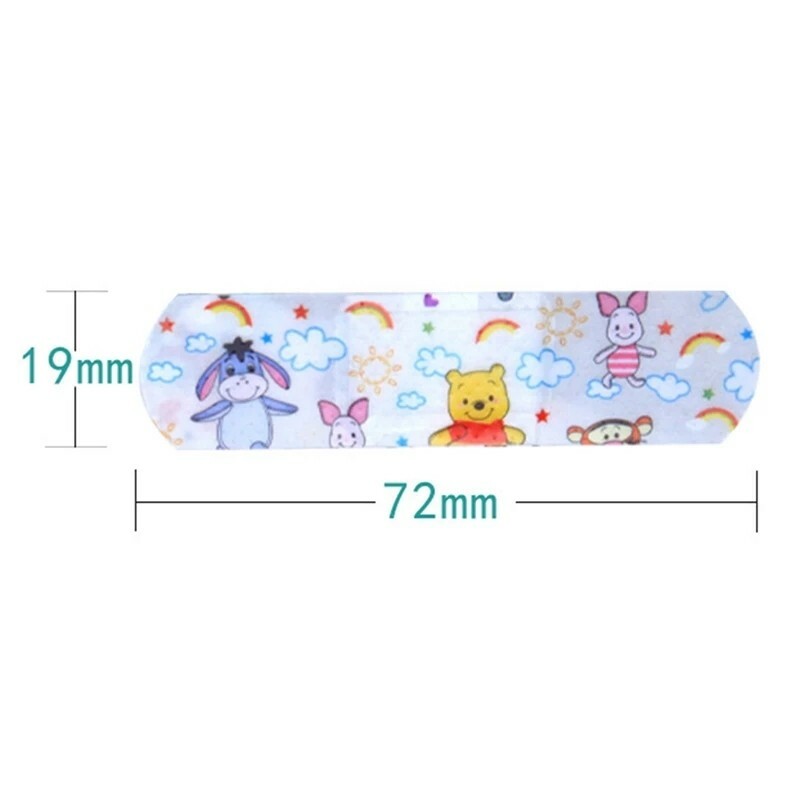 Cute Kawaii Children's Plasters 20 - Sterile Waterproof Transparent Kid ...
