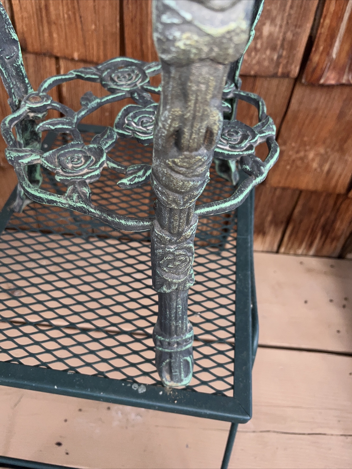 Berkeley Forge Cast Iron Floral Tall Basket Garden Plant Stand. 26 ...