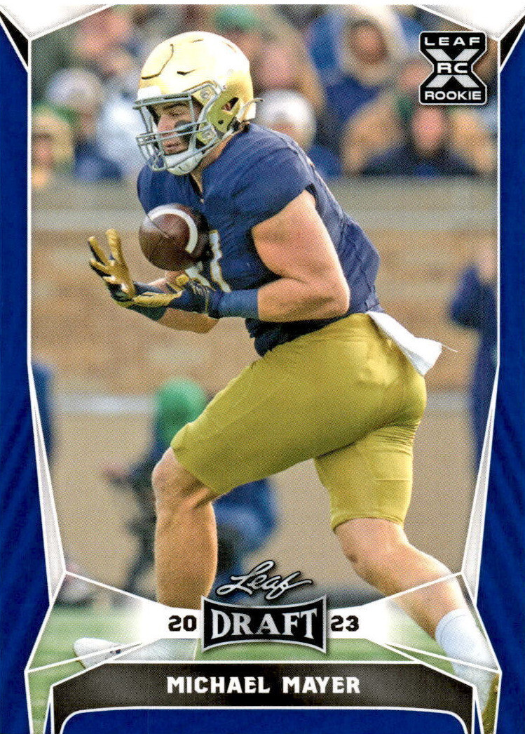 2023 Leaf Draft - Blue #62 Michael Mayer (RC) for sale online | eBay