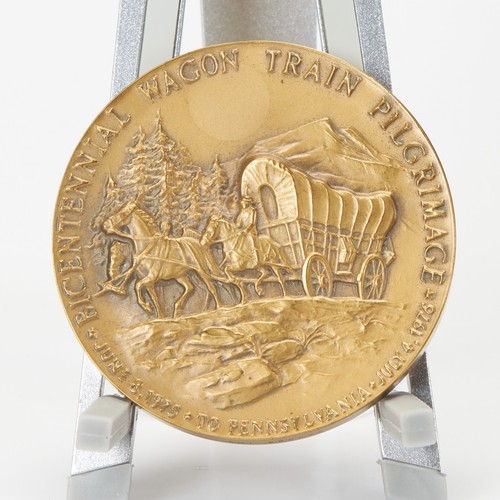 Vintage 1976 Bicentennial Wagon Train Pilgrimage Token Art Medal AMI ...