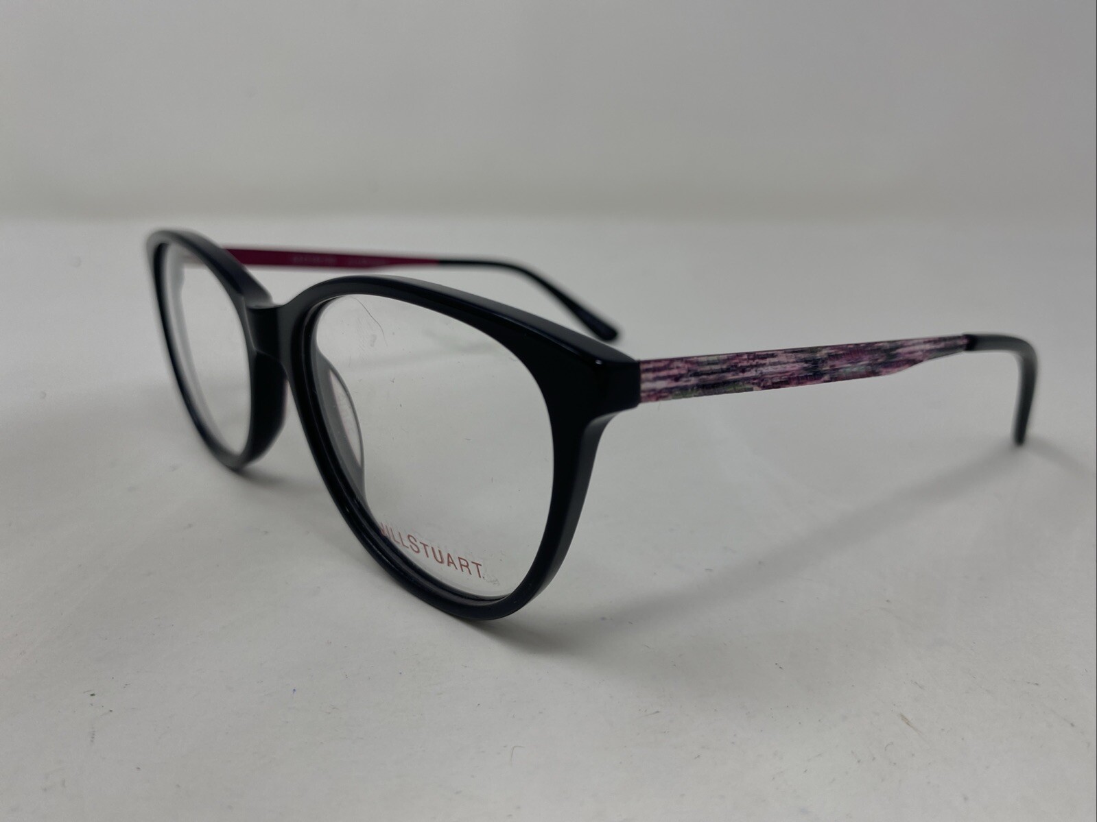 Jill Stuart JS 377-2 53-16-135 Black/Red Wine Full Rim Eyeglasses Frame ...