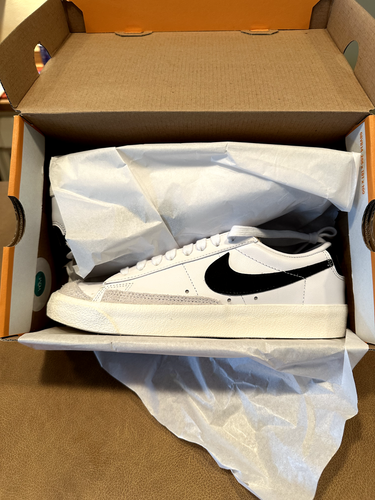 Nike Blazer Low '77 Vintage White Black Sneaker Women Shoe Size 8 ...