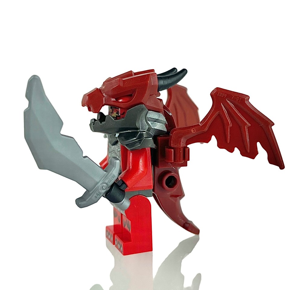 LEGO NINJAGO Dragonian Warrior Mini Figure w Dragon Critter Wings 71834 ...