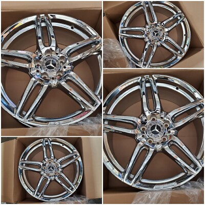 2019 Mercedes-Benz E300 E400 W213 19" Chrome Stock OEM Wheels Rims ...