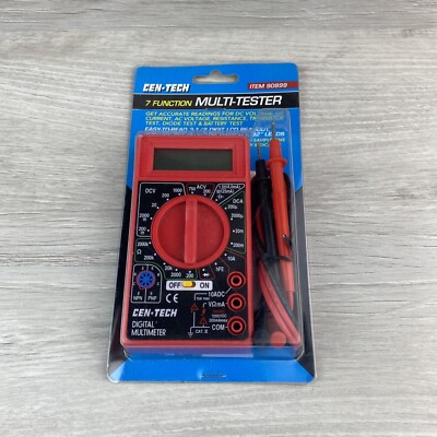 Harbor Freight Cen Tech 7 Function Digital Multimeter #90899 | eBay