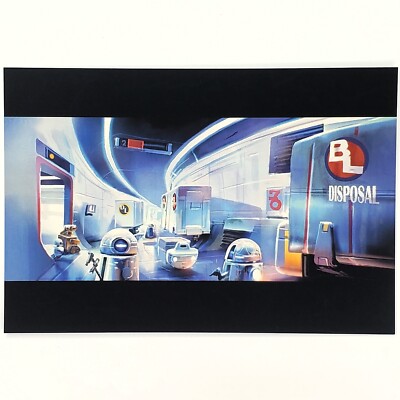 WALL-E Postcard Disney Layout Concept Art of Pixar John Lee Jay Shuster ...