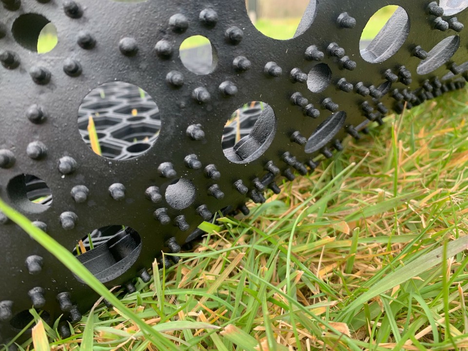 10 x 22mm Gateway Grass Mats Safety Rubber Matting Playground field mud ...