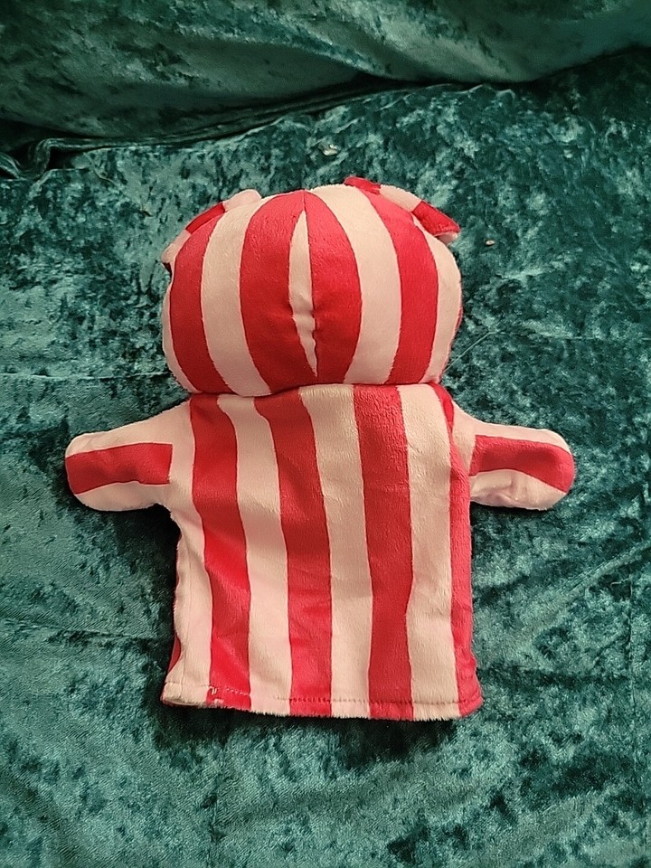 Evriholder Pink Magenta Striped Pig Hippopotamus Hand Puppet Plush 9 ...