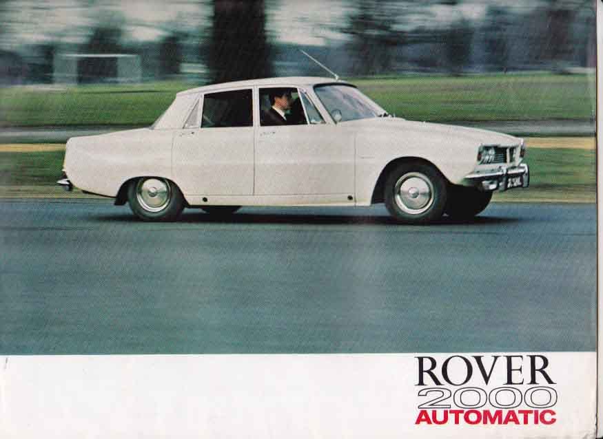 1965-66 ROVER P6 2000 AUTOMATIC British 4 Page Brochure | eBay
