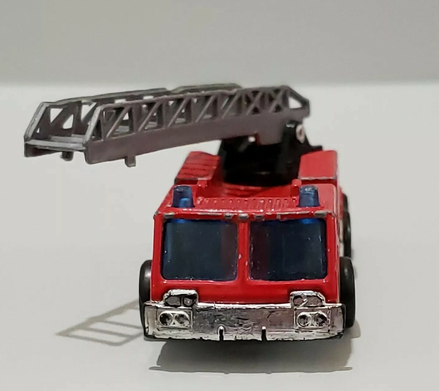 Matchbox Fire Engine 1982 Red with Gray Moving Ladder | eBay