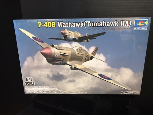 TRUMPETER 02807 P-40B WARHAWK (TOMAHAWK IIA) MODEL KIT-NIB-1/48 SCALE ...