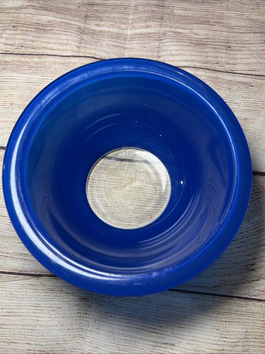 VTG PYREX Cobalt Blue Nesting Mixing Bowls Clear Bottom 322 (1L) 7” | eBay