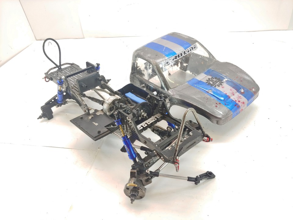 CUSTOM BUILT GSPEED V4 DLUX AR45 INCISION 1/10 4X4 RC CRAWLER ROLLER ...