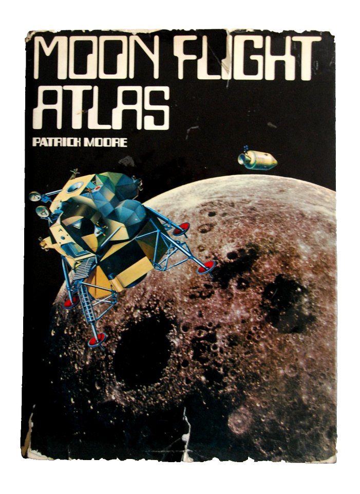 Moon Flight Atlas Patrick Moore Rand McNally Mitchell Beazley 1969 ...