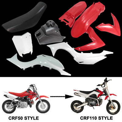 Magic Change! Upgrade CRF50 to CRF110 Dressing up Plastic Fender Kit ...