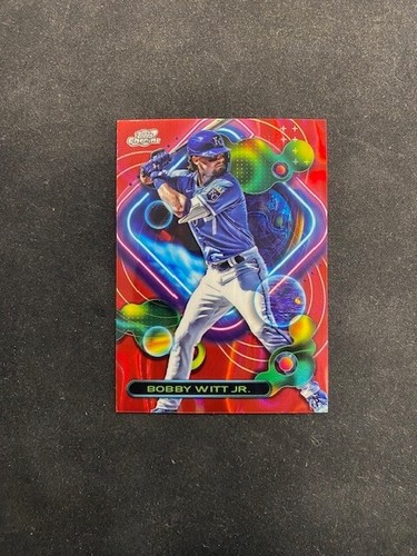 2023 Topps Chrome COSMIC Bobby Witt Jr. ( ROYALS ) RED REFRACTOR SP ...
