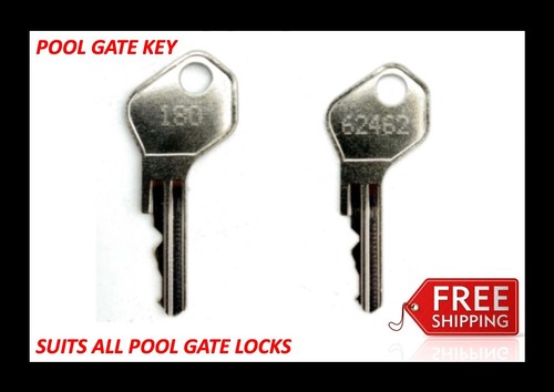 1 X Replacement key for swimming pool gates fence safety Lock key 62462 ...
