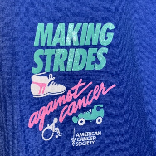 Making Strides Against Cancer VTG 90s Single Stitch T-Shirt Men Sz L ...