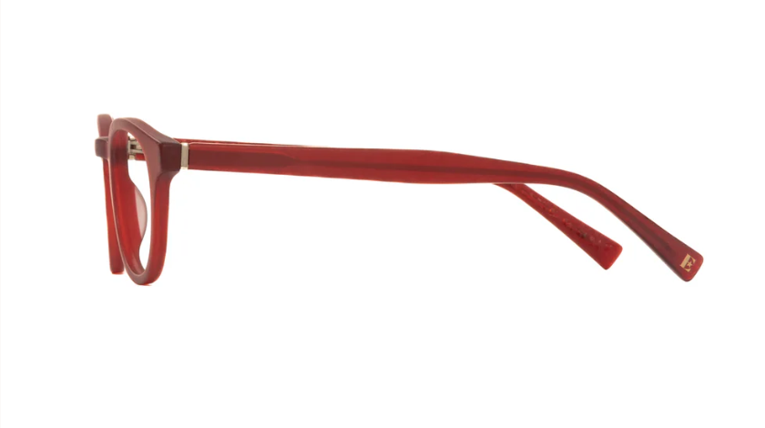 Elton John Kenneth Frames Eyeglasses Glasses Cream Soda Red Unisex | eBay
