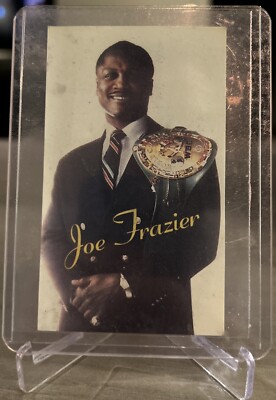 SMOKIN' JOE FRAZIER BOXING LEGEND AUTOGRAPH SIGNED BUSINESS CARD | eBay