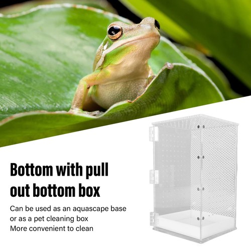 Reptile Terrarium Tank Highly Transparent Clear for Leopard Gecko | eBay UK