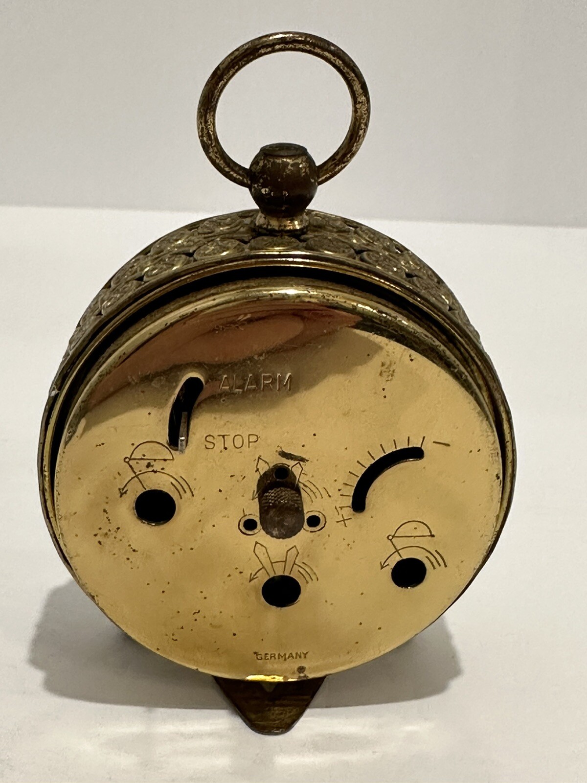 Vintage Forestville West Germany Brass Alarm Clock. Not Working. | eBay