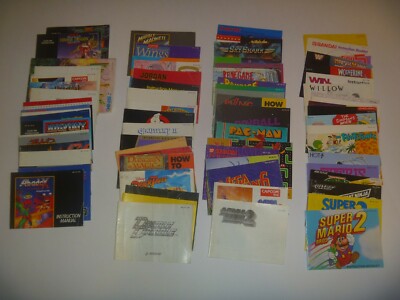 Nintendo NES Instruction Manual Booklet Only Pick & Choose From Nice ...