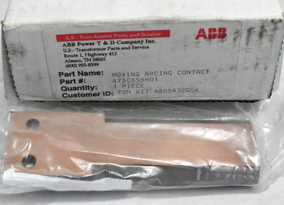 ABB 475C858H01 Moving Arcing Contact for Kit 4405A32G04 (NOS) | eBay