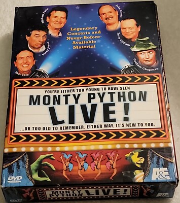 Monty Python DVD Vol 1 & 2 MONTY PYTHON LIVE Disc set 733961703535| eBay