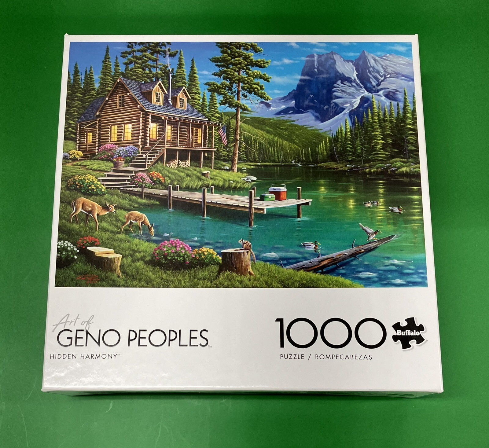 Art Of Geno Peoples Collection Buffalo 1000 Piece Jigsaw Puzzle Hidden ...