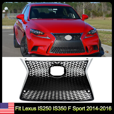 Front Bumper Upper Lower Grill For Lexus IS250 IS350 F Sport 2014-16 ...