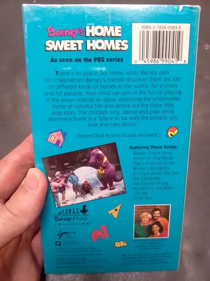 Barney - Barneys Home Sweet Homes (VHS, 1993) 45986990419 | eBay