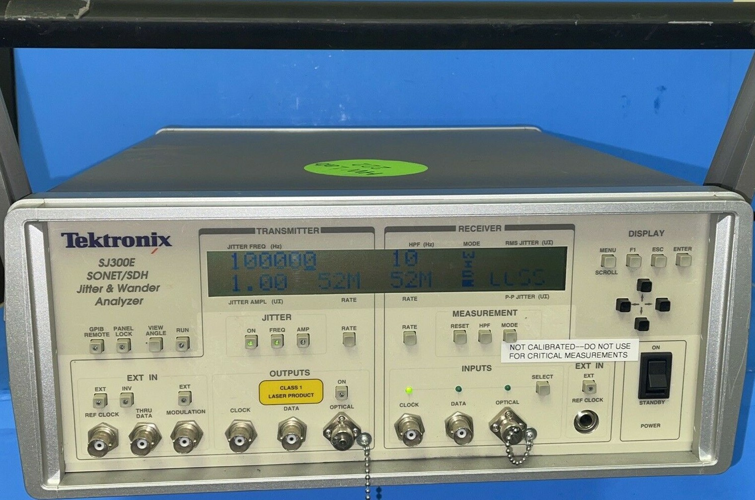 Tektronix SJ300E Sonet SDH Jitter Wander Analyzer for sale online | eBay