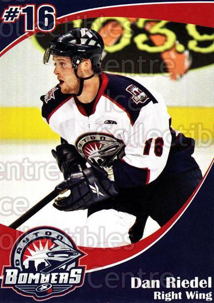 2008-09 Dayton Bombers #24 Dan Riedel | eBay
