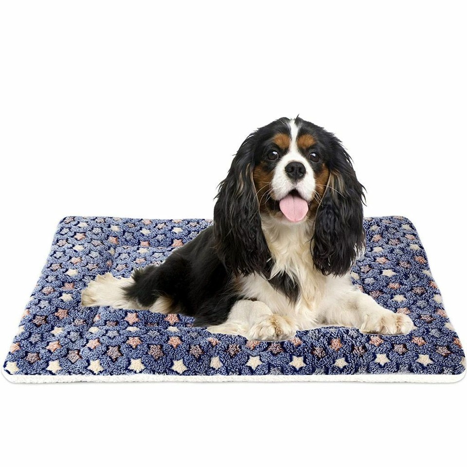 Pet Bed Cushion Mat Pad Dog Cat Kennel Crate Cozy Soft Sleeping Bed ...