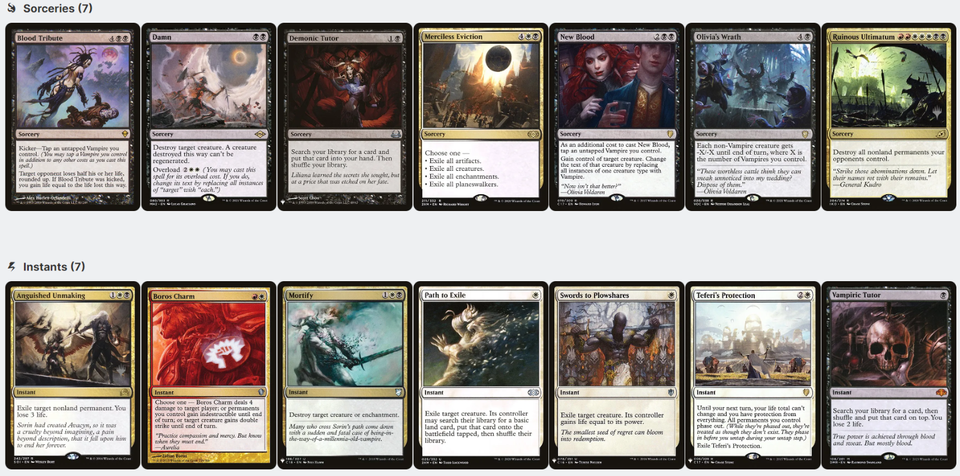 Edgar Markov ELITE Vampire Tribal Magic MTG Custom Commander Deck | eBay