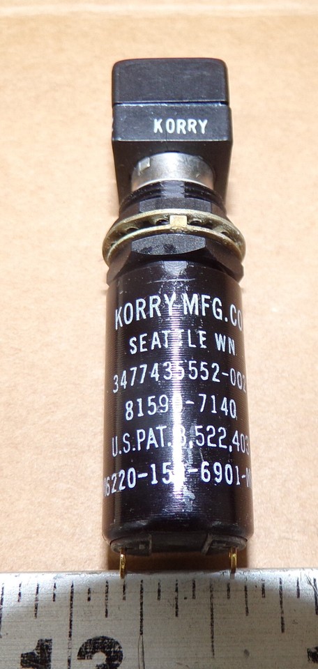Korry MFG. Light Indicator PN: 3477435552-002 | eBay