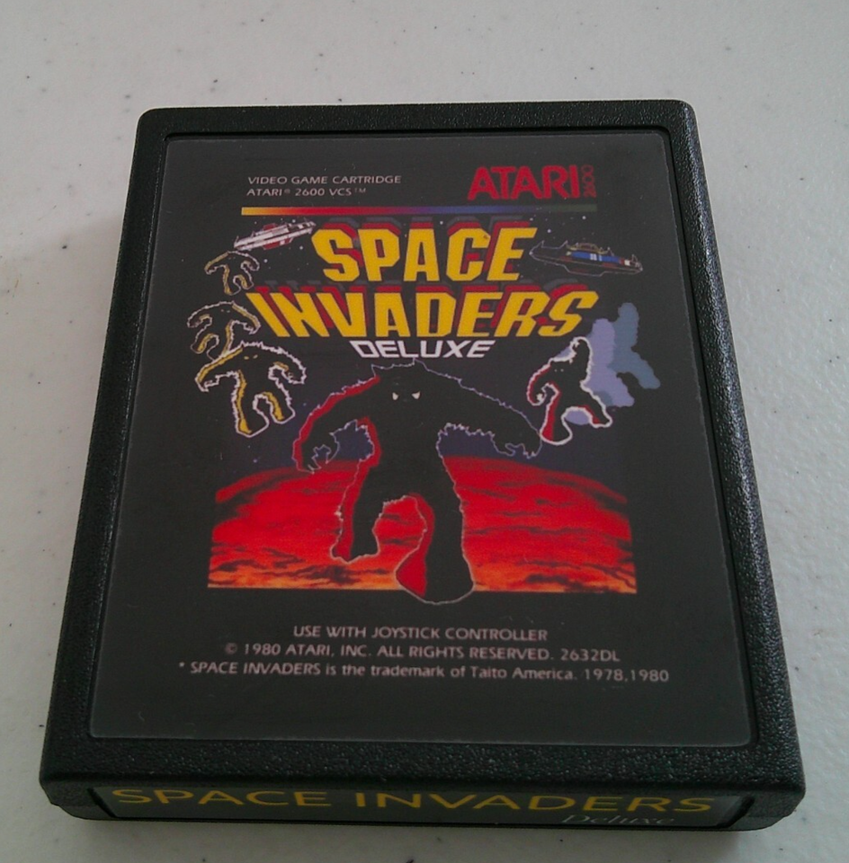 Space Invaders Deluxe 8K - Atari 2600, 2600+ and 7800+ Game Cartridge ...