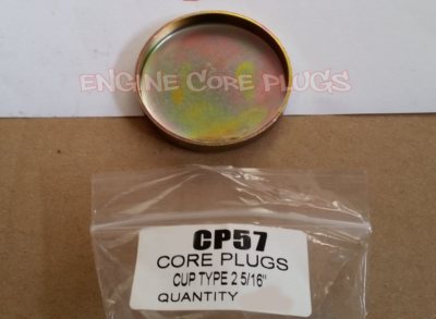 2 5/16" Cup type core plug | Freeze plug | Expansion | Frost | Welch ...