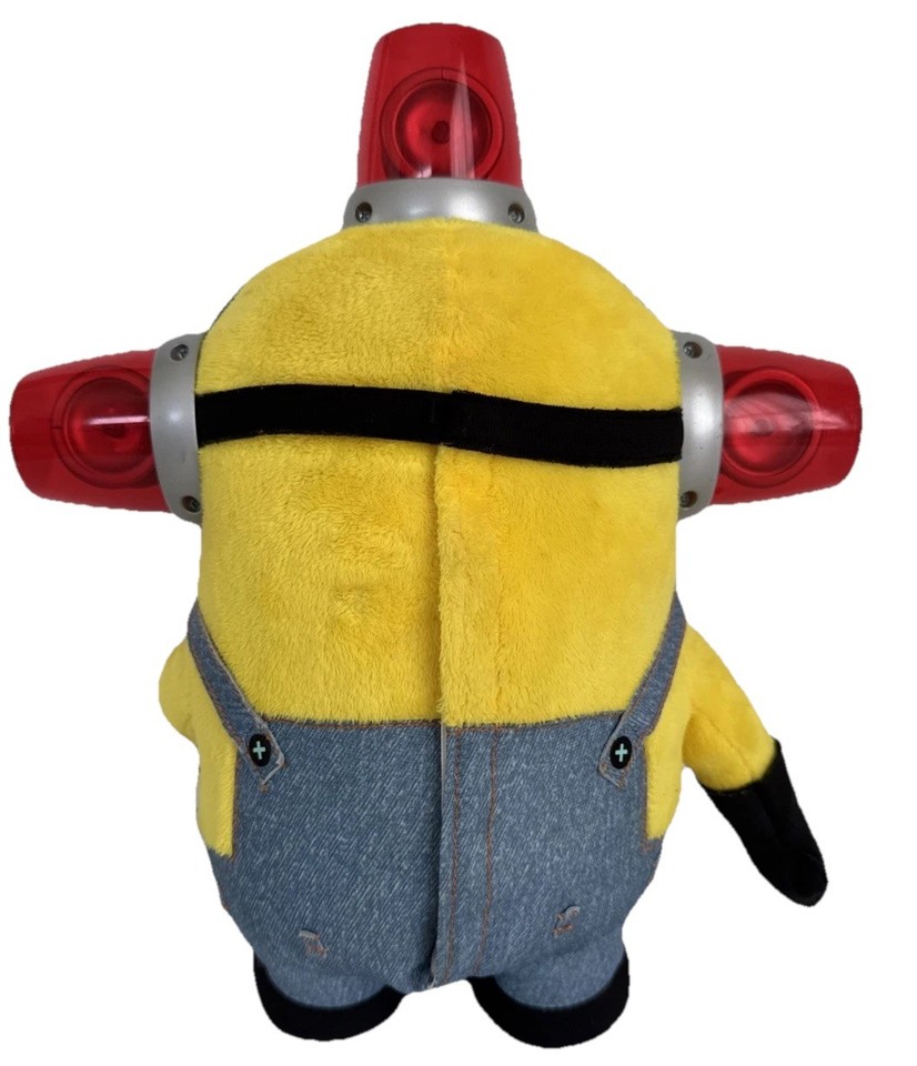 Despicable Me Bee-Do Talking Fireman Minion Flashing Headgear ...