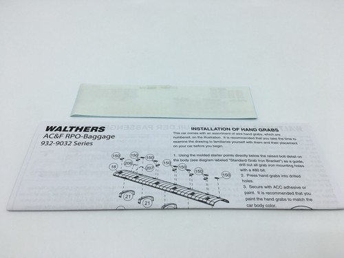 HO Walthers 932-6903 Amtrak Phase I Ph 1 AC&F Baggage Mail Passenger ...