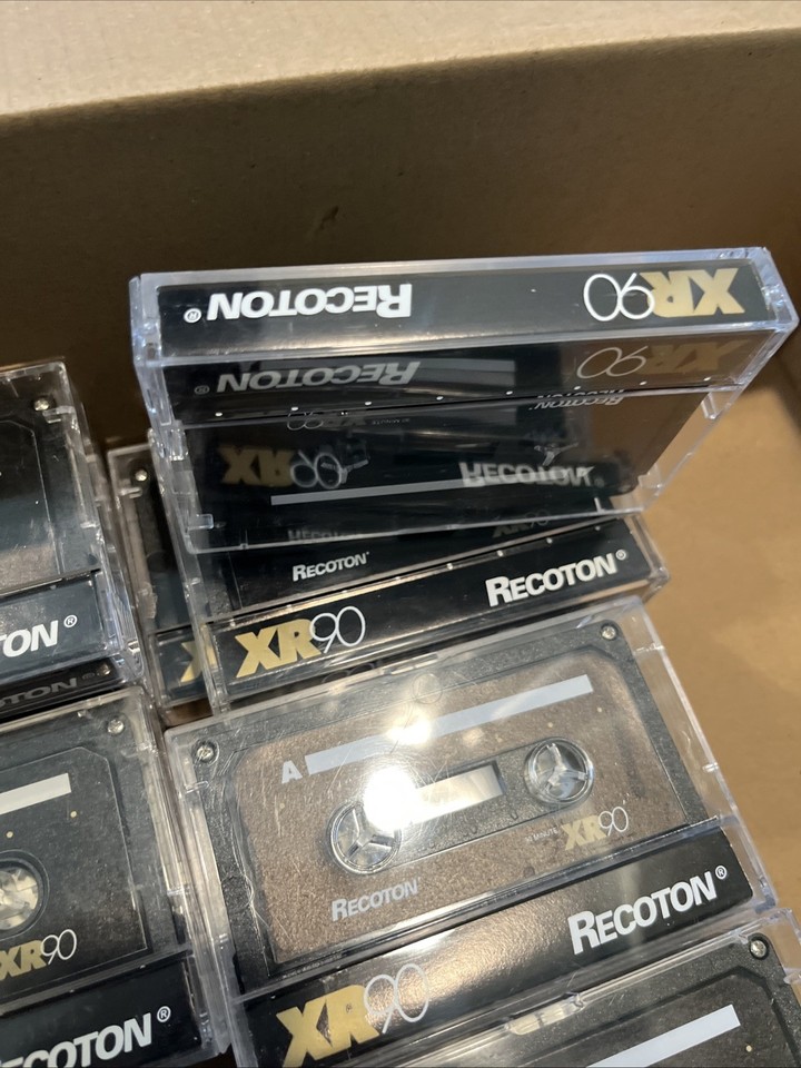 Recoton XR90 Normal Bias Audio Cassette Tapes - LOT OF 20. UNUSED | eBay
