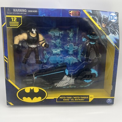 New Spin Master DC Moto-Tank Bane vs Batman 12 Accessories Age4+ FreeS ...