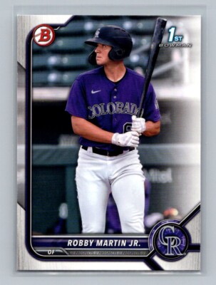 2022 Bowman #BP-43 Robby Martin Jr. 1st bowman Prospects | eBay