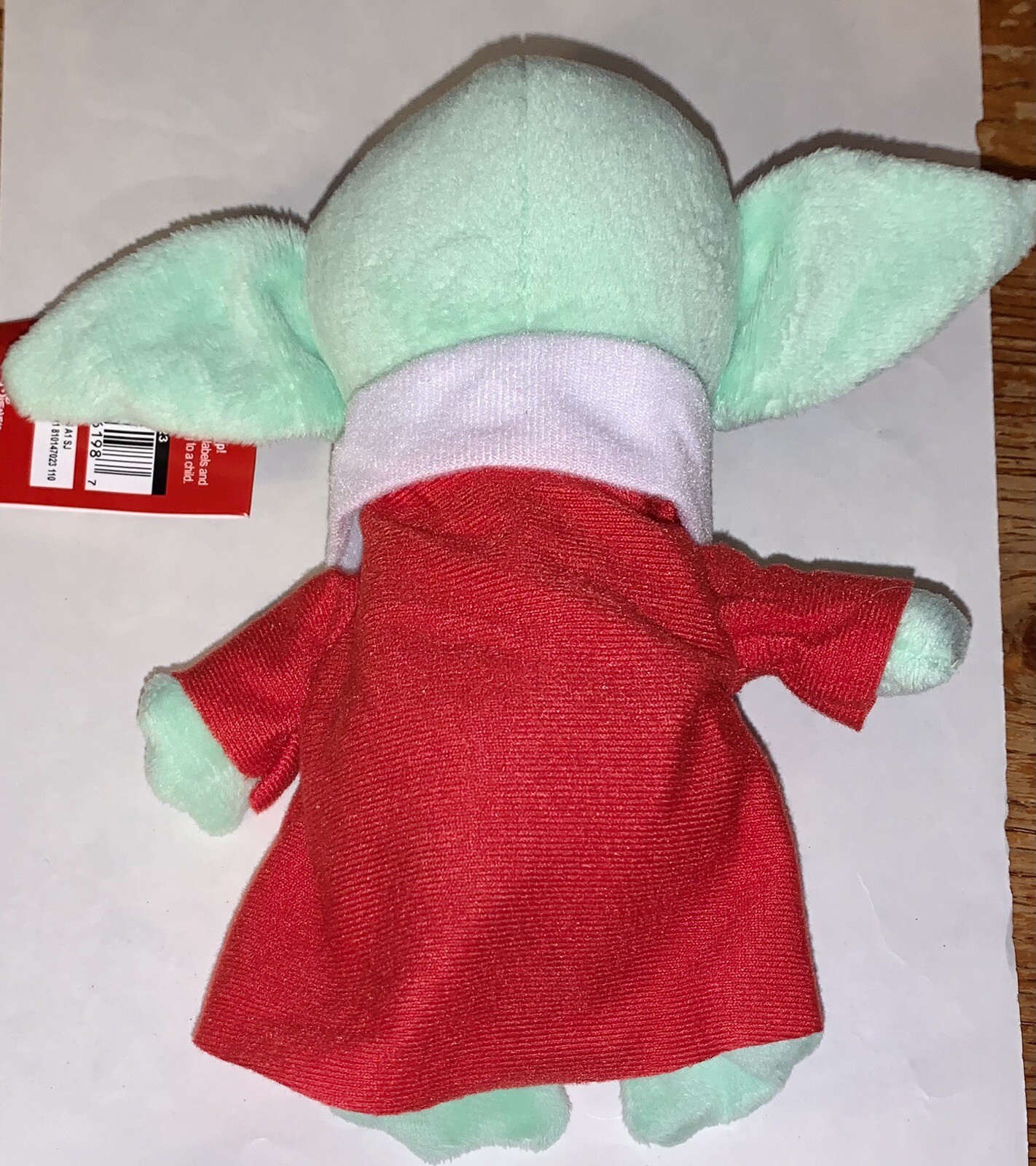Star Wars Mandalorian GROGU Baby Yoda 8" Plush Toy in Red Outfit No ...