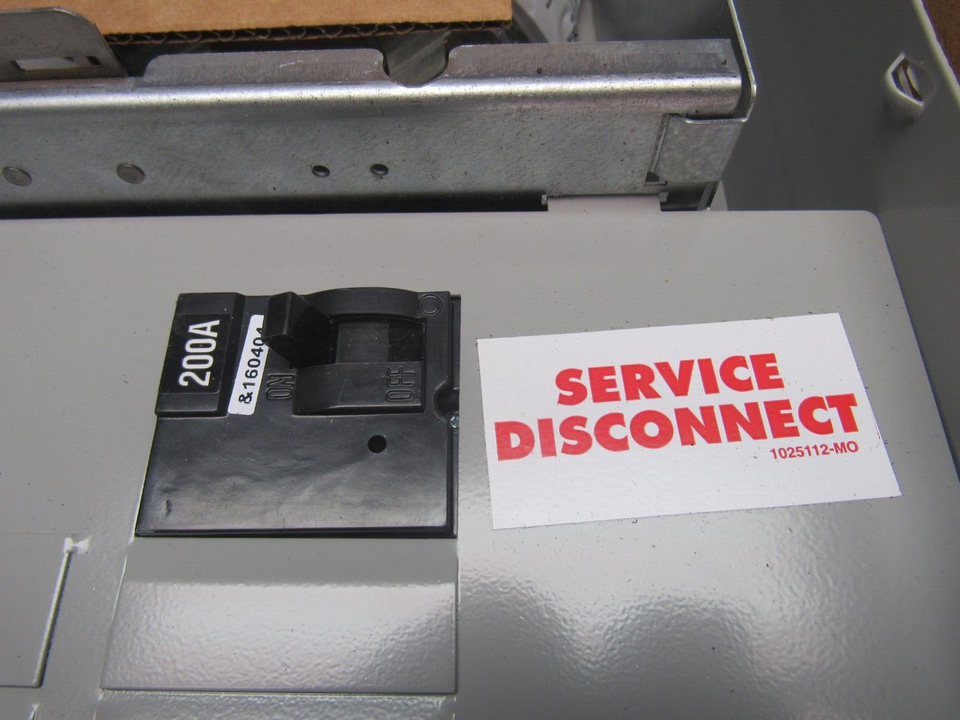 MILBANK U5168-XTL-200 METER SOCKET 200AMP 4T RL OU MAIN 8CRT NEW IN BOX ...