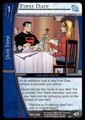 VS System: First Date - Foil [Played] DC Legion of Super Heroes TCG CCG ...