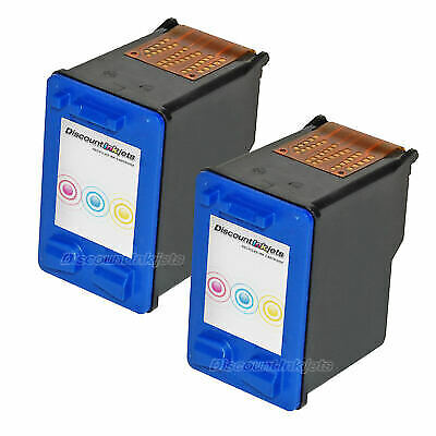 2 COLOR 57 Ink Cartridge for HP Deskjet 5550 5150 5650 450 7260 7350 ...