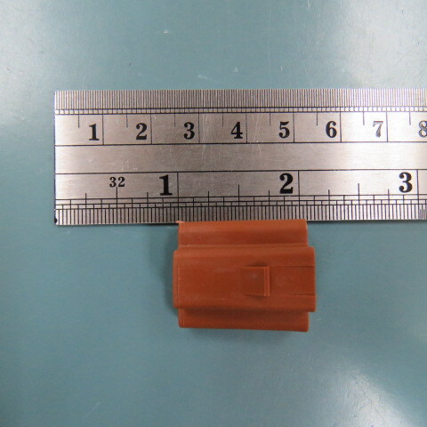 DELPHI 8905116 Qty of 100 per Lot Automotive Connectors 3P FEMALE BROWN ...